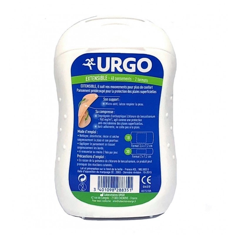 Urgo Extensible Antiseptique - 48 Pansements