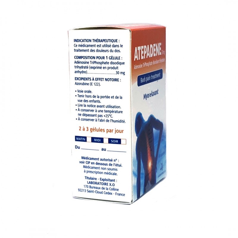 Atepadene 30 mg - 60 Gélules