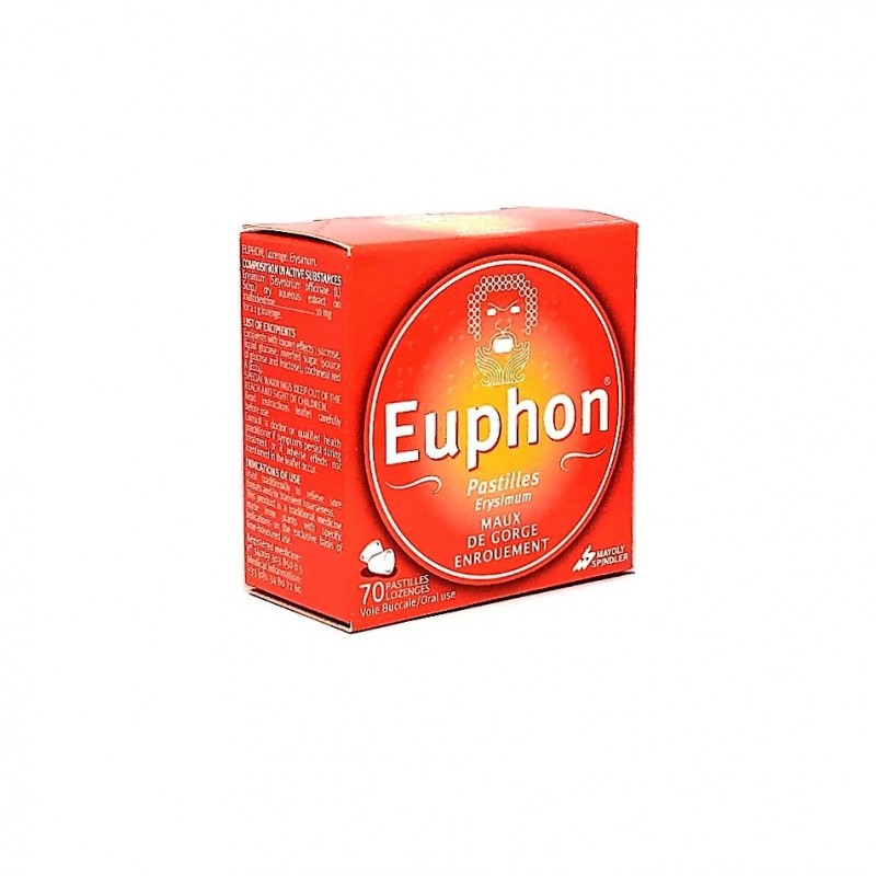 Euphon Maux de Gorge - 70 Pastilles