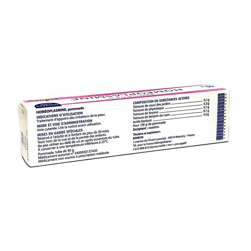 Homeoplasmine Boiron - Pommade 40g